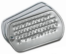 ME2000 DOG TAG MACHINE (328) -SIDE EJECT - GSA Products | Dog Tag Machines