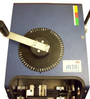 M10 HE DOG TAG MACHINE EMBOSS TYPE - GSA Products | Dog Tag Machines